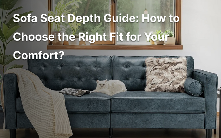 Sofa Seat Depth Guide: How to Choose the Right Fit for Your Comfort ...