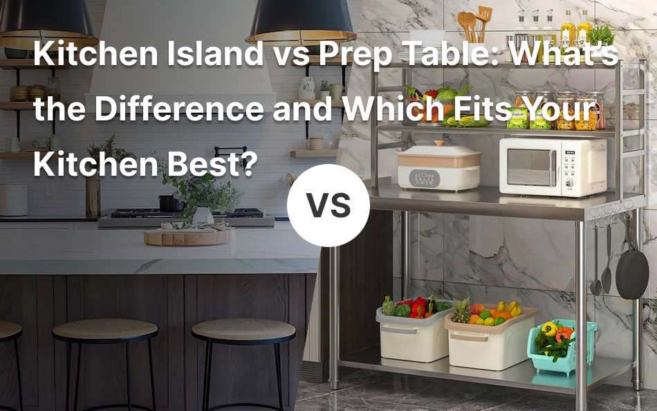 Kitchen Island vs Prep Table: What’s the Difference and Which Fits You ...
