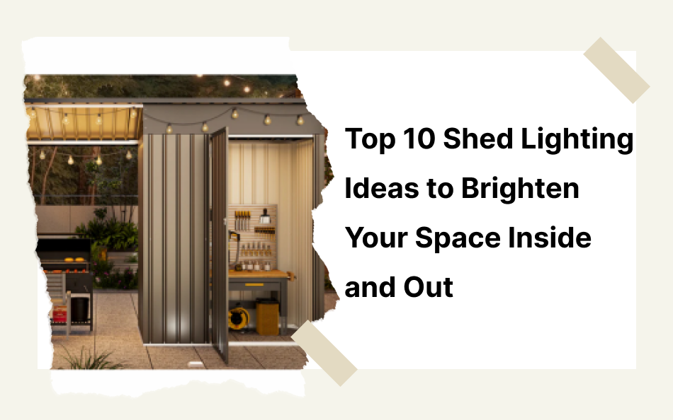 Top 10 Shed Lighting Ideas to Brighten Your Space Inside and Out – AECOJOY